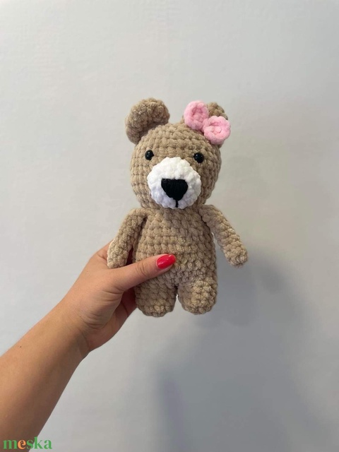 Horgolt Amigurumi Maci- Meska.hu