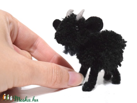 Mini kecske gida - fekete- Meska.hu