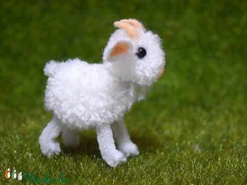 Mini kecske gida - fehér 2- Meska.hu