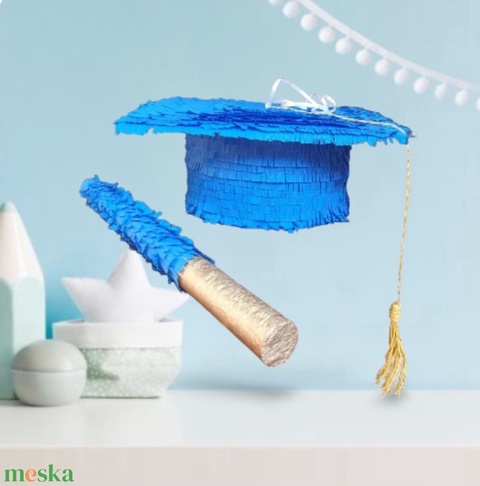 Talár sapka diplomaosztóra,ballagásra mexikói party pinyáta(pinata ...