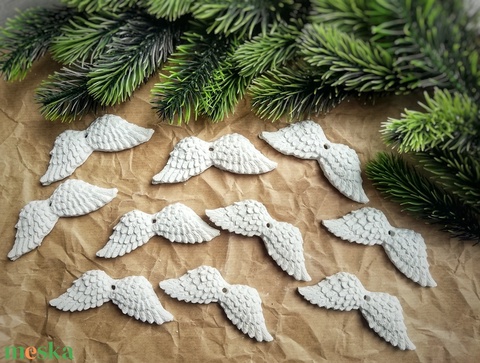 Festhető gipsz angyalszárny - Meska.hu