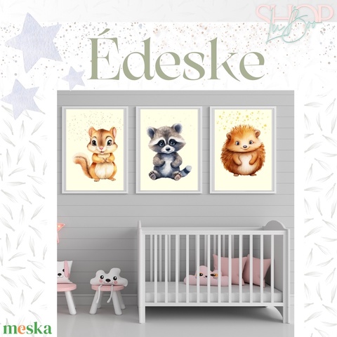 Édeske poszter (3 darabos)- Meska.hu