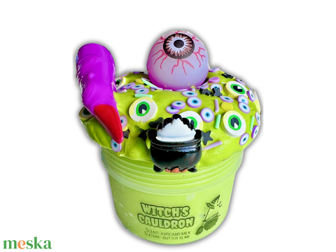 Witch's Cauldron - butter slime - vaj slime - Halloween Slime - Illatos ...