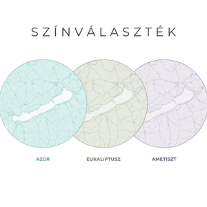 Balaton falikép választható színben- Meska.hu