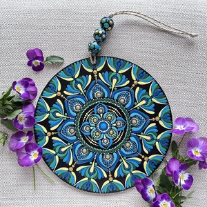 Életfa hűtőmágnes - 18cm- Meska.hu