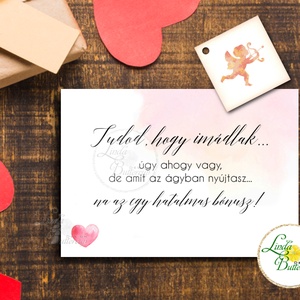 Valentin-napi képeslap - Meska kézműves piactér