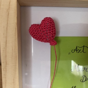 Örökéletű horgolt anyák napi ajándék 3D kép Bigli Migli- Meska.hu