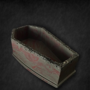 Koporsó ékszeres doboz akrilgyantából- Meska.hu